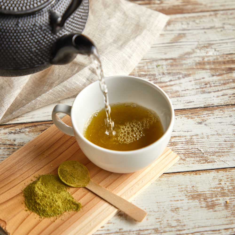 Honest Farm té: Matcha + Pai Mu Tan – Chef James